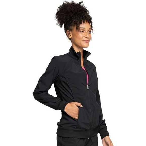Cherokee | Tops | Cherokee Infinity Womens Zip Up Warmup Scrub ...